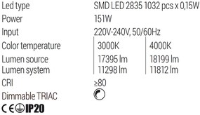 Světla a lustry REDO GROUP Moderní LED svítidlo ORBIT 01-2243-TRIAC Stmívání: Dali