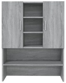 Skříňka nad pračku šedá sonoma 70,5 x 25,5 x 90 cm - Default Title
