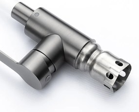 Velazo Dřezová baterie s flexibilním raménkem - VE-8105BW, bílá/grafit