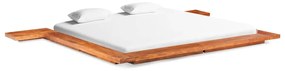 3056425 vidaXL Rám japonské futonové postele masivní akáciové dřevo 200x200 cm