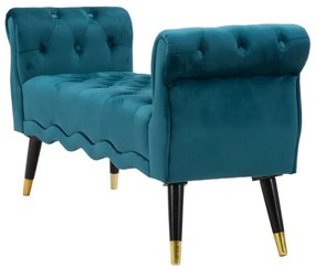 Designová lavice Dandelion 120 cm petrolejová