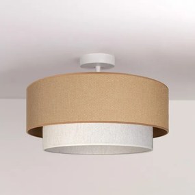 Brilagi - LED Přisazený lustr BOHO ECO 1xE27/10W/230V pr. 40 cm béžová/krémová