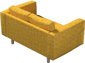 Potah na pohovku IKEA Norsborg 2-místná barva žlutá látka pletený vzor, vzorované