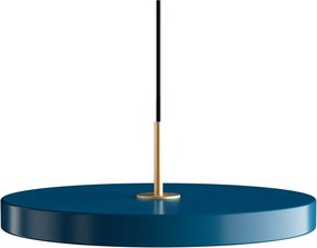 Petrolejově modré závěsné svítidlo UMAGE Asteria, ⌀ 43 cm