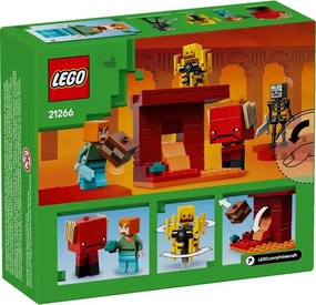 LEGO® Minecraft 21266 Lávová bitva v Netheru