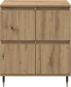 Úložná skříňka 3 ks Artisanový dub 60 x 35 x 70 cm 3394510