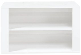 Botník bílý s vysokým leskem 75 x 35 x 45 cm kompozitní dřevo - Default Title