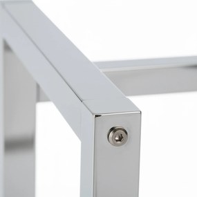 Sada 2 ks Getränkekistenständer Stack – chromová
