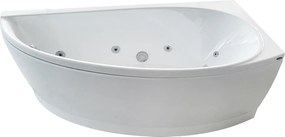 Essente ExclusiveLine AVOCADO 160x75 LEVÁ hydromasážní vana 160 × 75 cm HYDROMASÁŽNÍ SYSTÉM: TWIN POWER