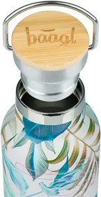 BAAGL Termoláhev s bambusovým víčkem Leafs 500 ml