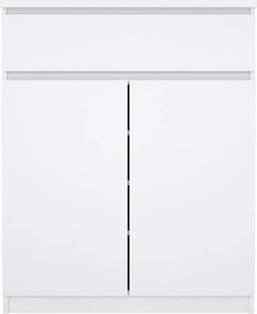 Bílá komoda 80x100x40 cm Naia – Tvilum