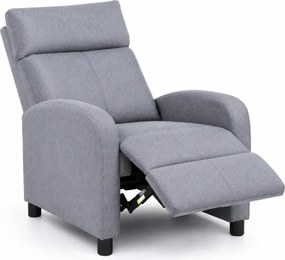 LuxuryForm DESIGN Televizní křeslo RUFO s polohováním - šedé