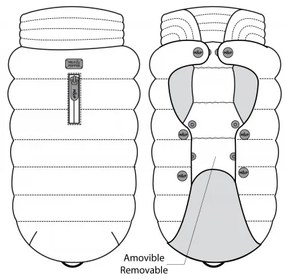 MILK&PEPPER Kabát pro psy Lucy Or Rose Velikost: 50