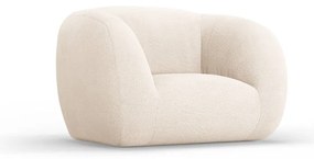 Krémové křeslo z textilie bouclé Essen – Cosmopolitan Design
