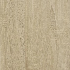 vidaXL Psací stůl s LED světly 120 x 55 x 91 cm kompozitní dřevo [3309418] Barva: dub sonoma