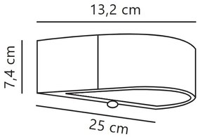Nordlux - LED Solární nástěnné svítidlo se senzorem MONAY LED/5W/5V IP44