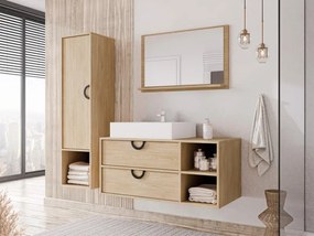 Koupelnový nábytek Gewiro, Barva: dub cremona, Sifon k umyvadlu: ano, Umyvadlo: ano, Baterie: ne