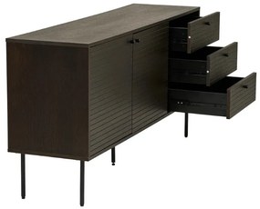 Designová komoda Adhara 150 cm kouřová hnědá