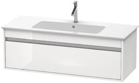 Duravit Ketho - Umyvadlová skříňka 41x120x48 cm, 1 zásuvka, lesklá bílá KT642102222