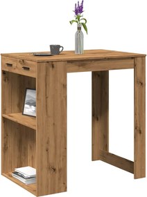 Barový stůl dub artisan 102 x 70 x 103,5 cm kompozitní dřevo 3309329