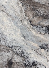 Dywany Łuszczów, Kusový koberec Fusion 9613 l. grey/dark grey, 140x190, šedá, kancelář