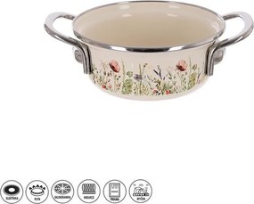 Smaltovaný kastrol MÁK 0,65 l