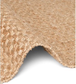 Oboustranný/ručně tkaný jutový běhoun v přírodní barvě 80x300 cm Fjord – Hanse Home