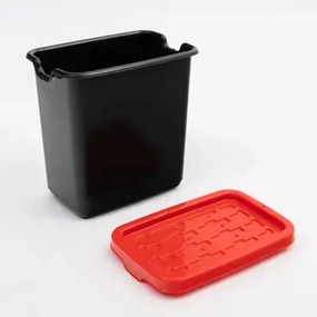 Doloni Úložný box 9 l černý / Úložný box / plast / 29 x 28 x 18 cm