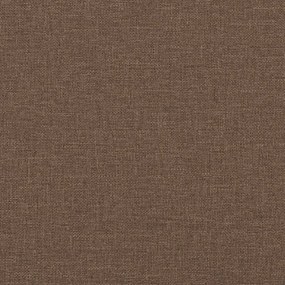 Křeslo s podnožkou hnědé 60 cm textil 3201130