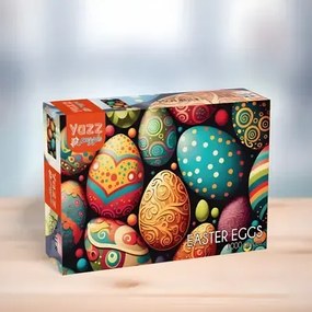 YAZZ Puzzle Velikonoční vejce / 1000 dílků / 68 x 48 cm