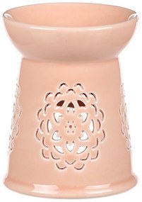 Aroma lampa s motivem mandaly, meruňková barva, porcelán ARK3517-APPR