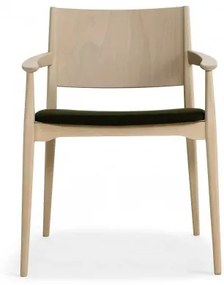BILLIANI Dřevěná židle BLAZER 630 / 631 GALERIE - čalounění Billiani BEZ LÁTKY GALERIE - Moření Billiani Moření buk