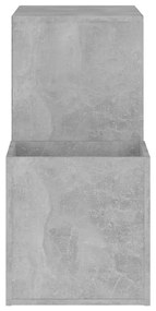 Botník do předsíně betonově šedý 105 x 35,5 x 70 cm dřevotříska - Default Title
