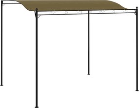 Stínící markýza 3 x 2,4 m taupe 180 g/m² 312216