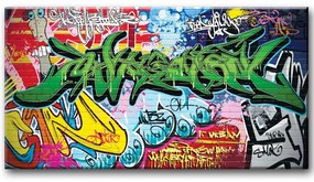 Obraz dětské graffiti Velikost (šířka x výška): 90x50 cm