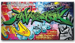 Obraz dětské graffiti Velikost (šířka x výška): 150x80 cm