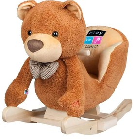 Houpací hračka s melodií PlayTo medvídek hnědá Barva: Hnědá