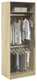 Šatní skříň dub sonoma 80 x 50 x 200 cm kompozitní dřevo 3307794