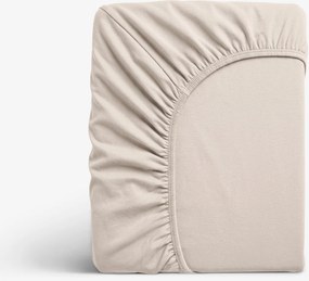 Goldea jersey elastické prostěradlo - latte 90 x 200 cm