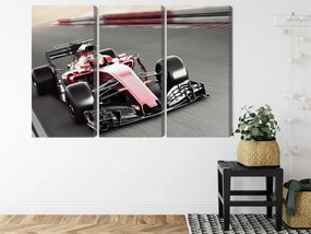 Vícedílný obraz Vůz Formule 1 Na Trati Nedostatek Nedostatek Přírodní plátno 150x100