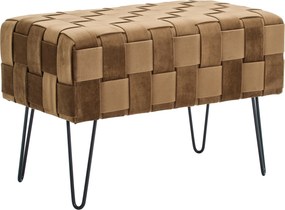 XXXLutz TABURETOVÁ LAVICE, kov, textil, 72/49/42 cm Xora - Taburety - 000075004201