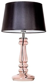 4concepts Designová stolní lampa PETIT TRIANON TRANSPARENT COPPER Barva: Černo-měděná
