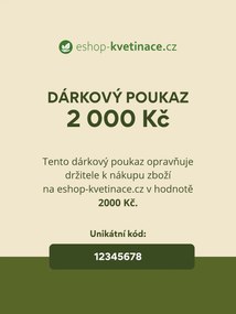 Dárkový poukaz - 2000 Kč
