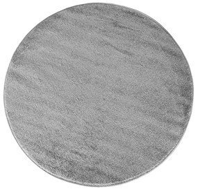 Kulatý koberec jednobarevný Portofino šedý Rozměr: průměr 100 cm