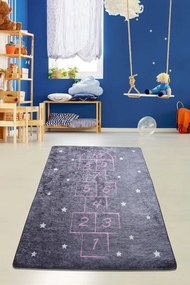 Dětský koberec Skákací panák III 140x190 cm šedý