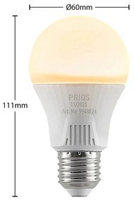 LED žárovka E27 A60 11W bílá 3 000K sada 10 ks