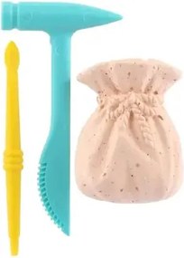 TEDDIES Sada na vykopávání drahokamu / Kreativní sada / 2 barvy / od 3