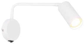 Bílé kovové nástěnné svítidlo Tina – Candellux Lighting
