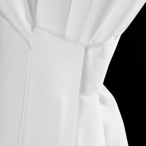 Nepromokavý bílý závěs na terasu GARDEN 155x240 cm