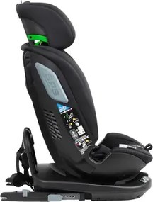 Asalvo PANAFIX černá / Autosedačka / 40-150 cm / Otočná 360° / Isofix